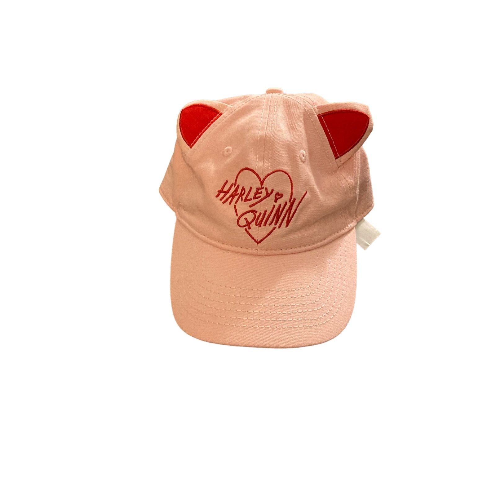 Dc Comics Harley Quinn Birds of Prey BOP Ear Hat Pink Adjustable Cap ...