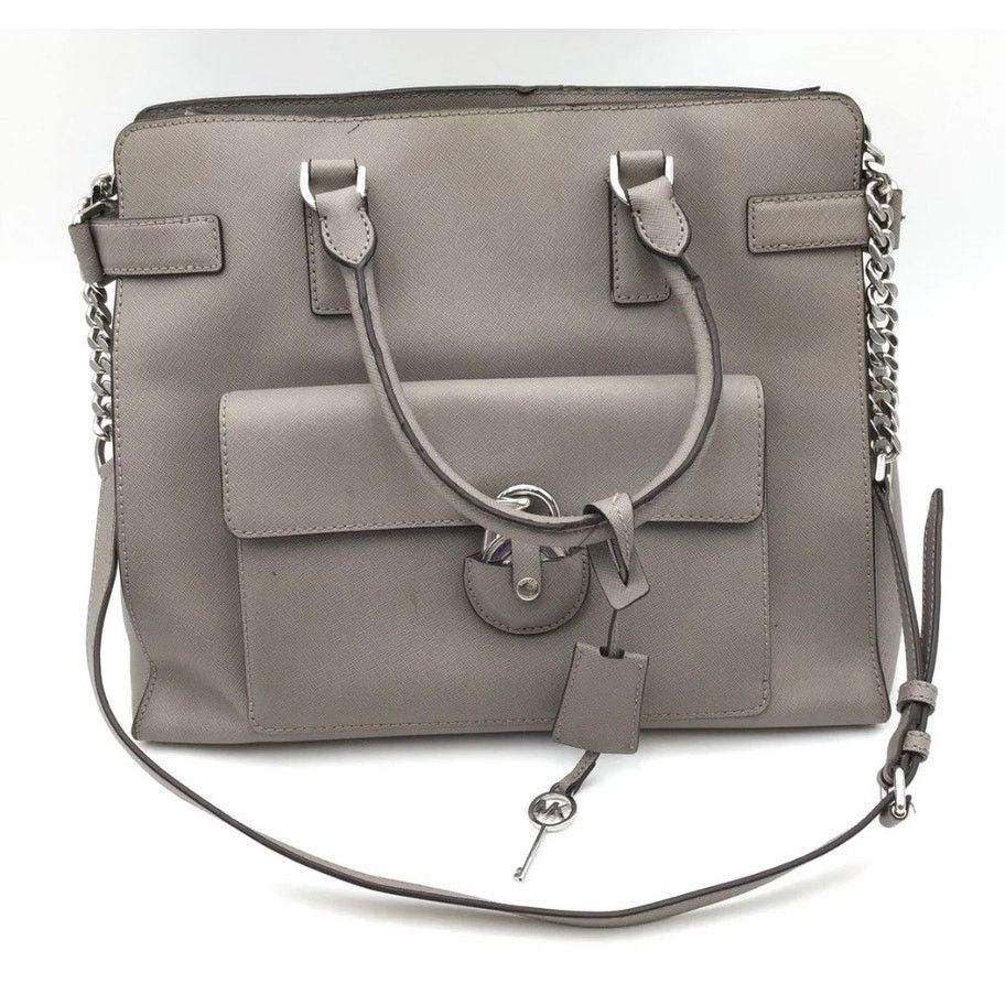 Michael Kors Authentic Michael Kors Gray Luxury Satchel Bag COA ...