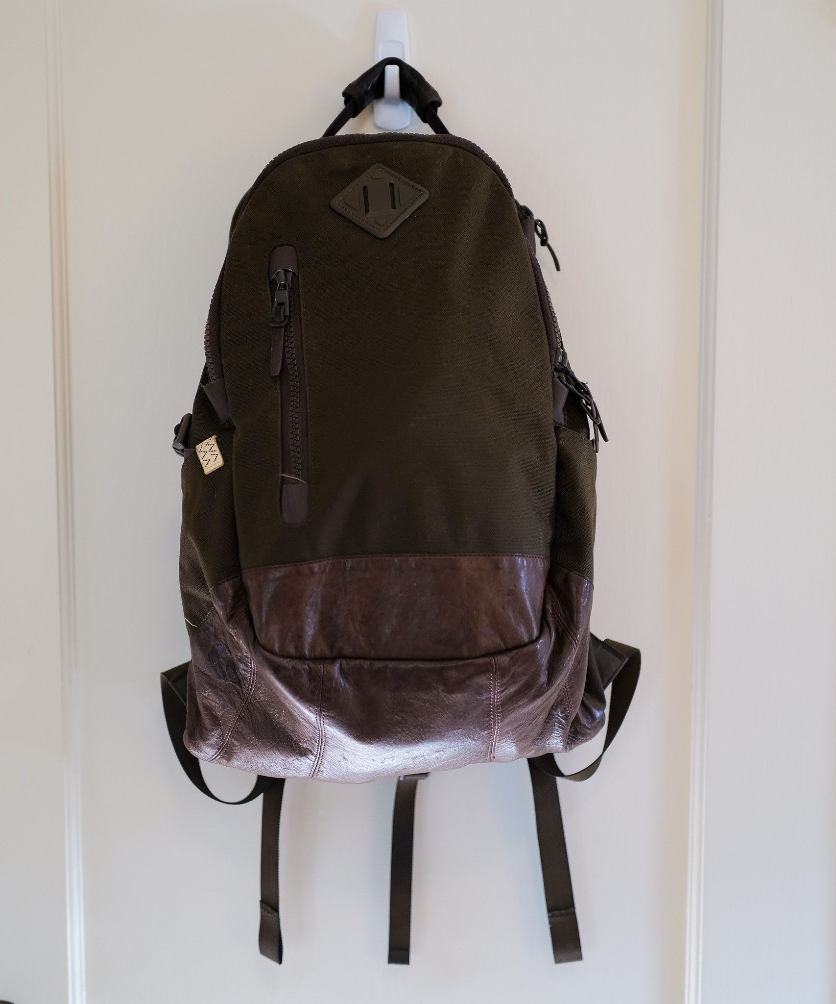 Visvim Visvim 20L Leather-Trimmed CORDURA® Backpack | Grailed