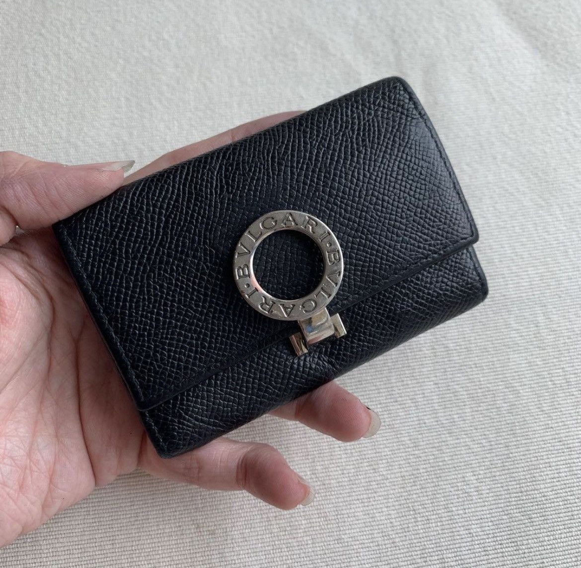 Bvlgari Bvlgari Key Case Black Leather | Grailed