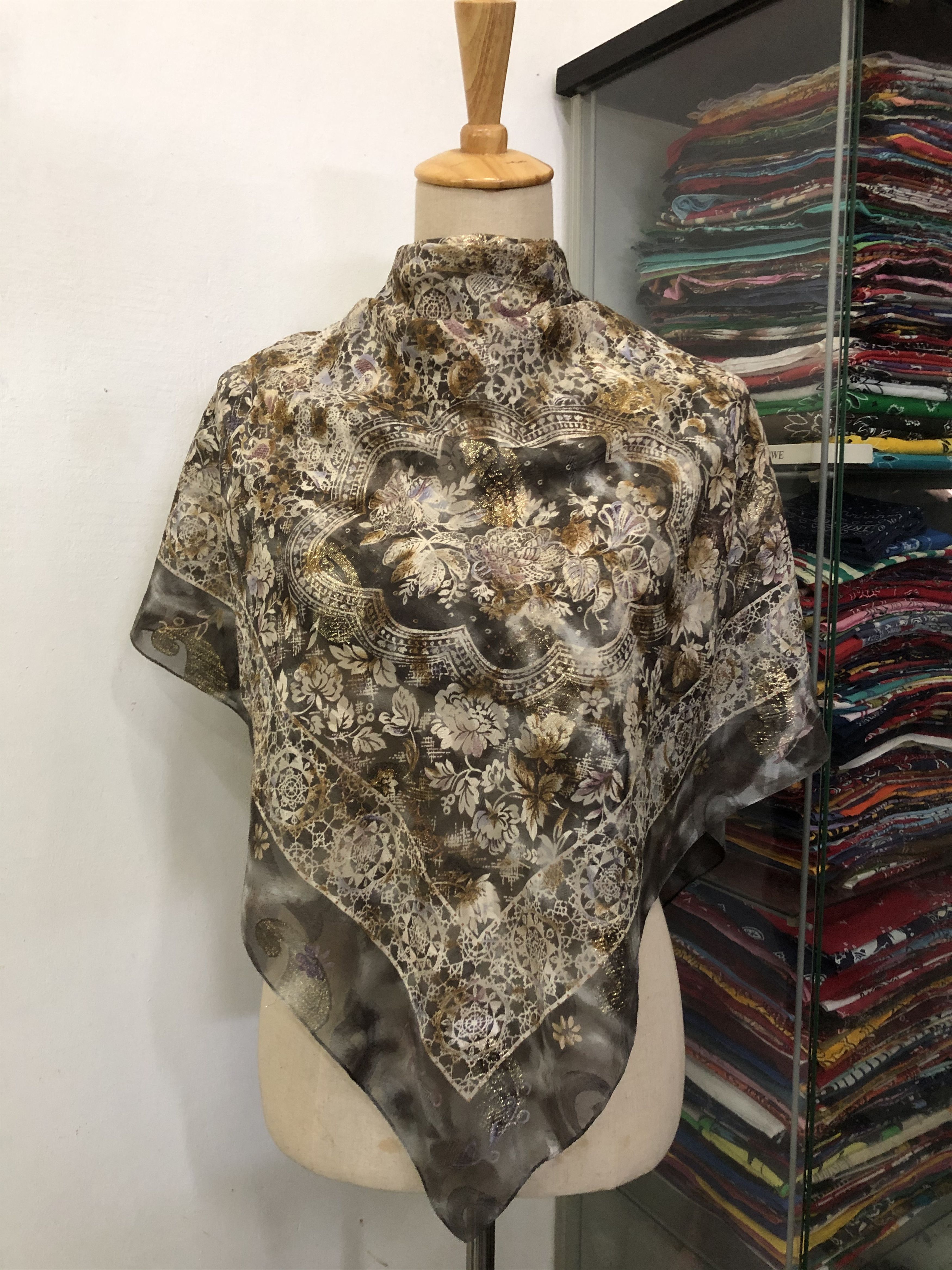 Lui de Lancetti × Vintage Vintage Lui De Lancetti Silk Scarf | Grailed