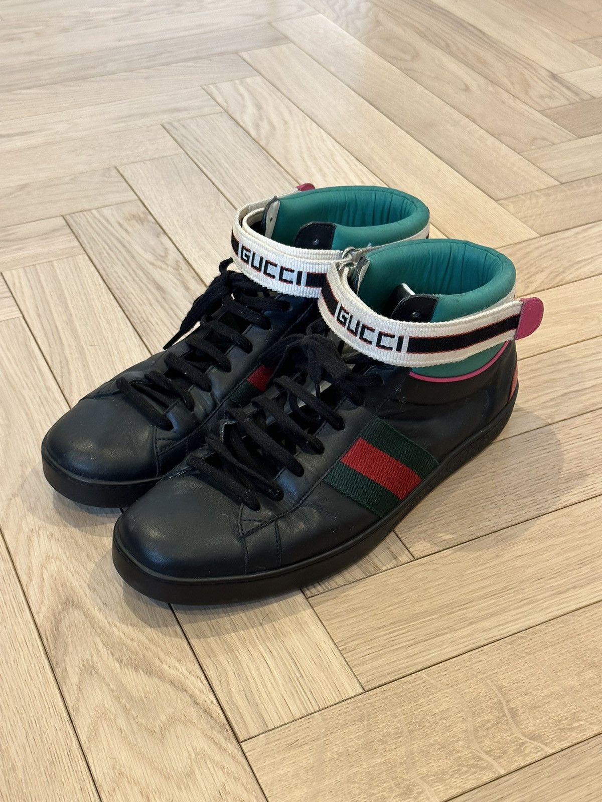 Gucci Gucci Snake Skin Hi-Tops | Grailed