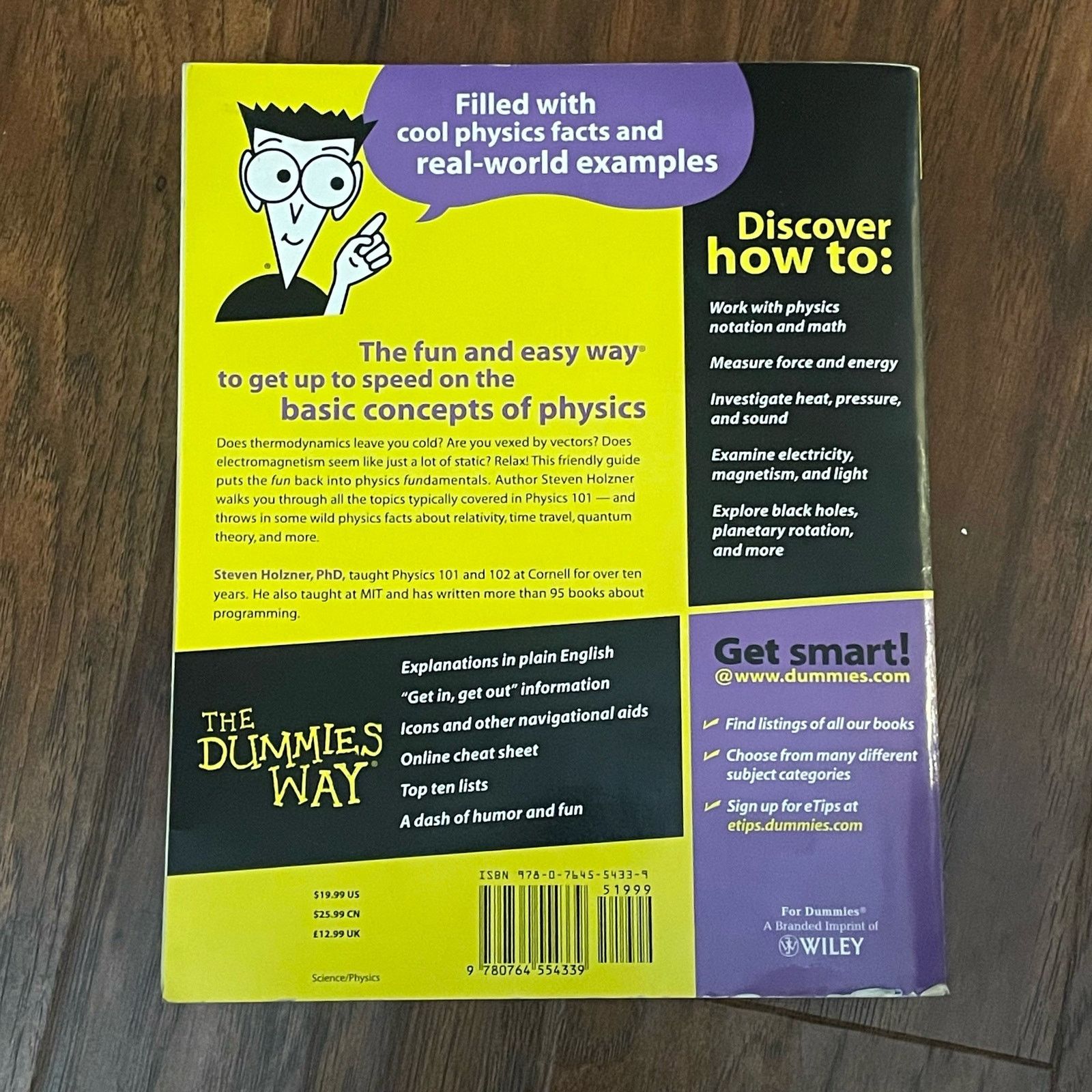Blank Physics For Dummies Book textbook school education college | Grailed
