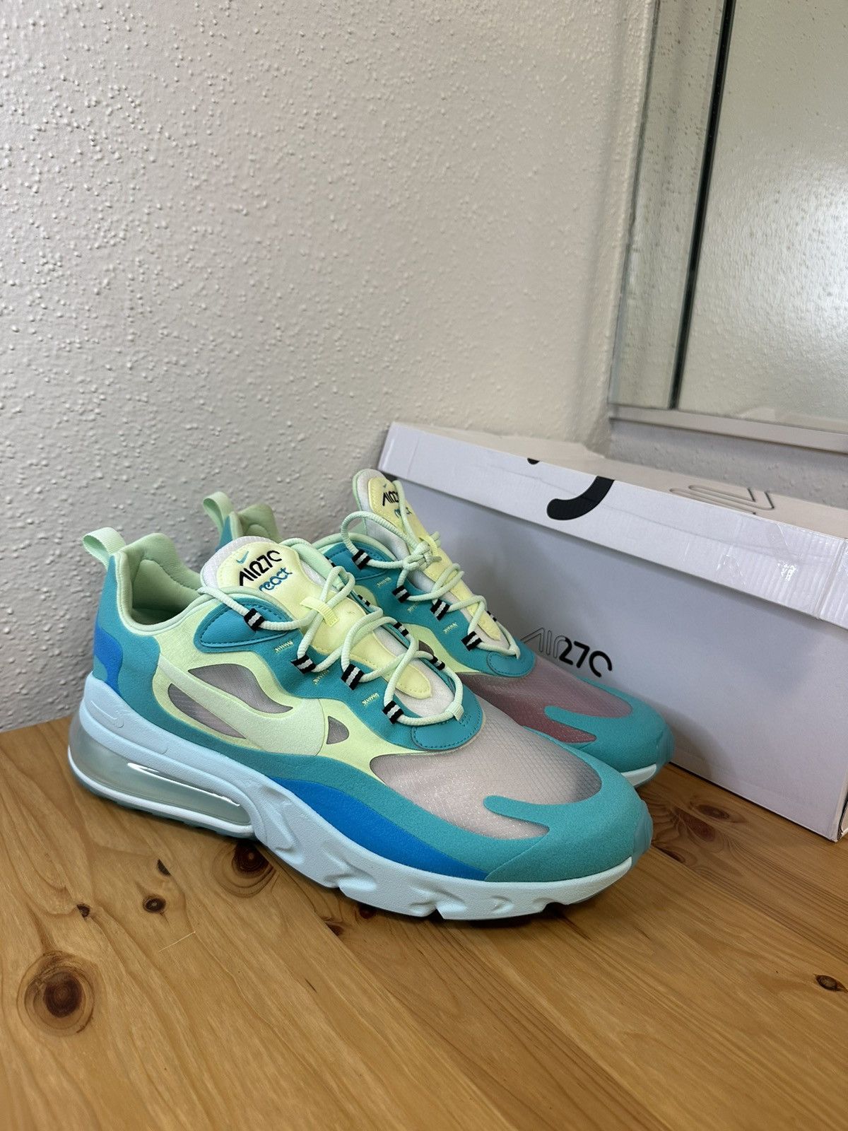 Nike Nike Air Max 270 React hyper jade | Grailed