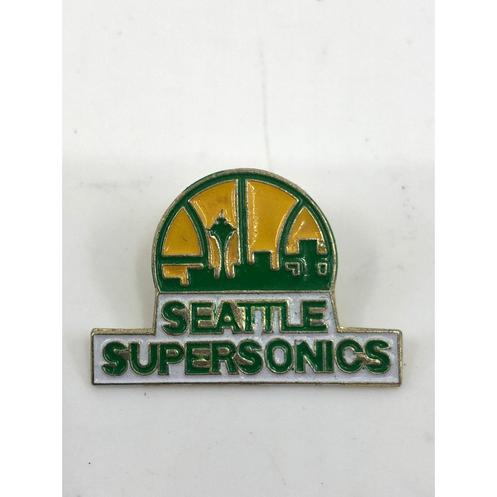Pins Vintage Seattle Supersonics Logo NBA Basketball Pin | Grailed