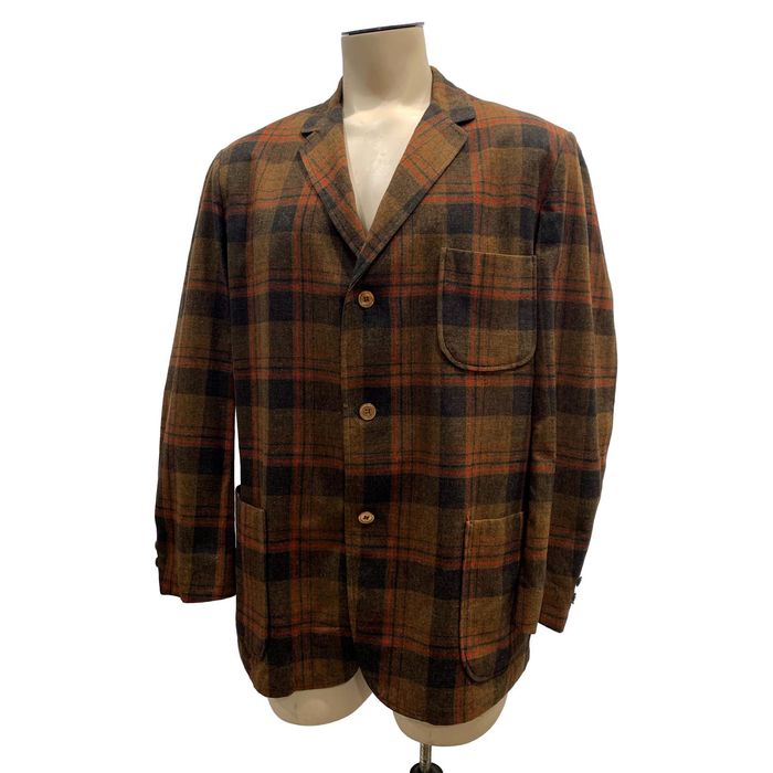 Pendleton 50s 60s Disneyland Frontierland Pendleton Plaid Blazer | Grailed