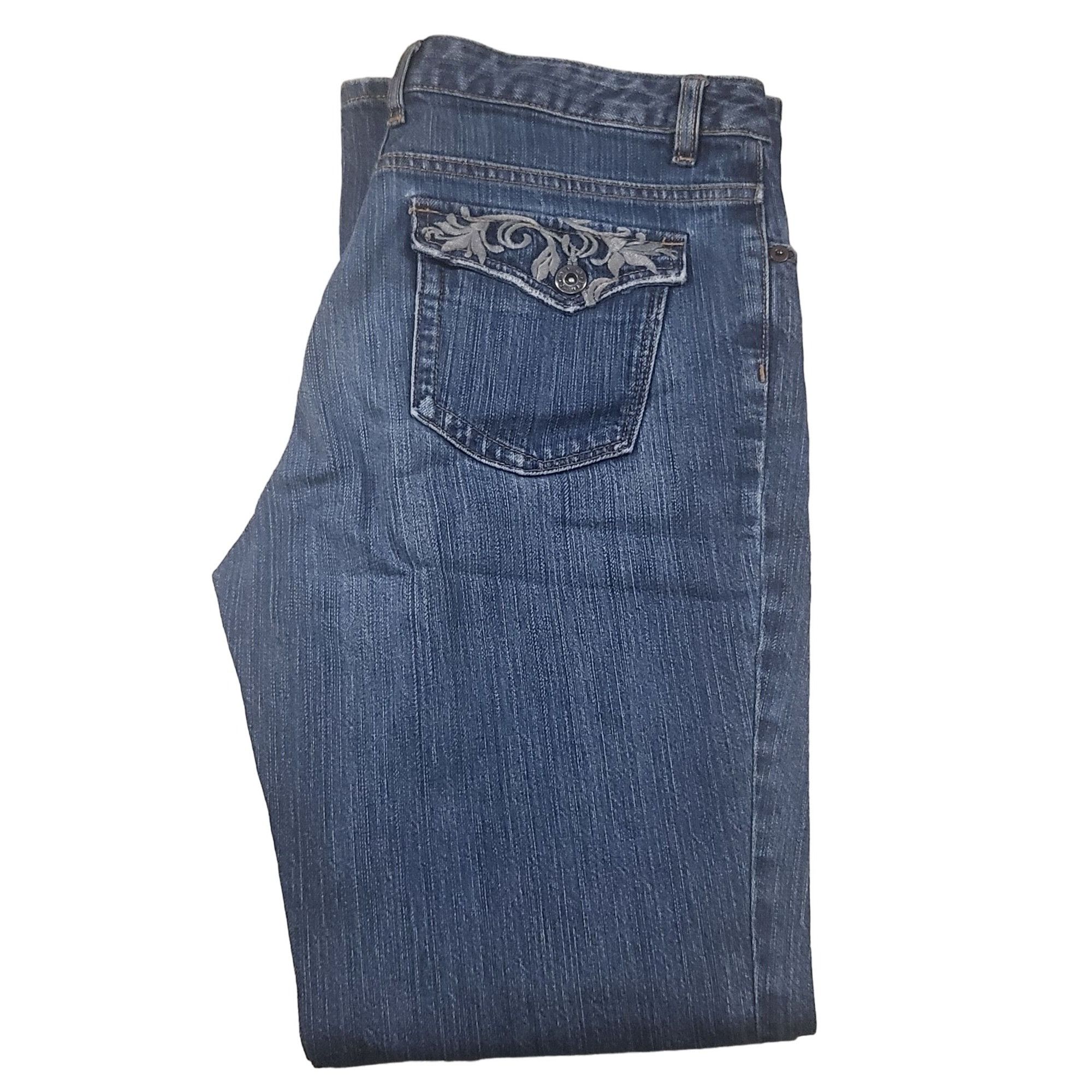 Other Stamp 10 Jeans Women Sz 10 Blue Denim Straight Leg Everyday | Grailed