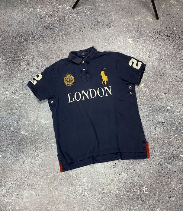 Polo Ralph Lauren Vintage Polo Ralph Lauren London Big Logo Polo T ...