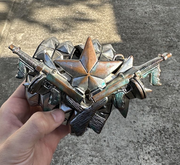 Archival Clothing Y2K Vintage Belts Guns Star Streetwear Logo Opium ...