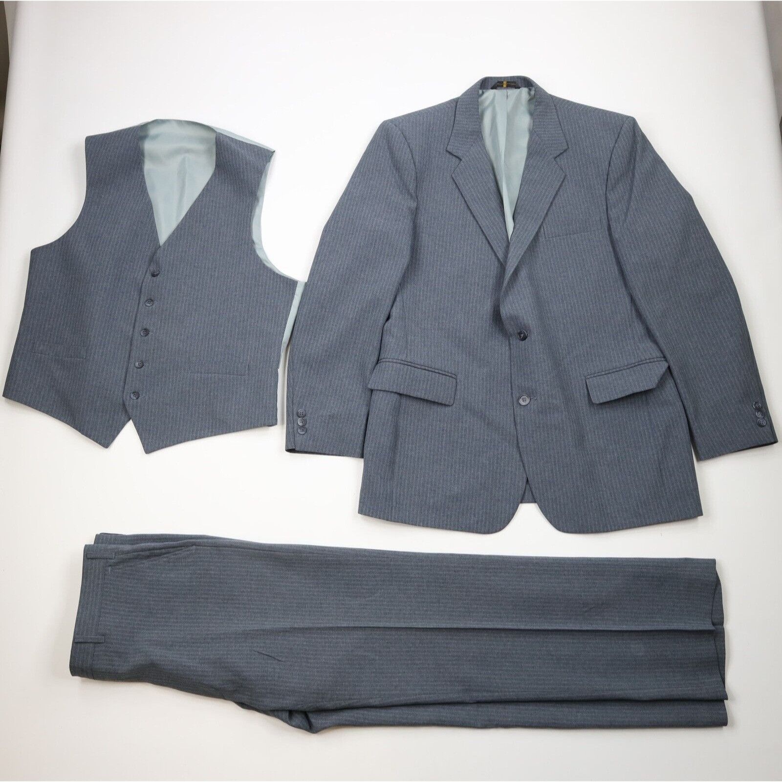 Vintage Vintage 70s Wool 3 Piece Suit Jacket Vest Bell Bottoms | Grailed