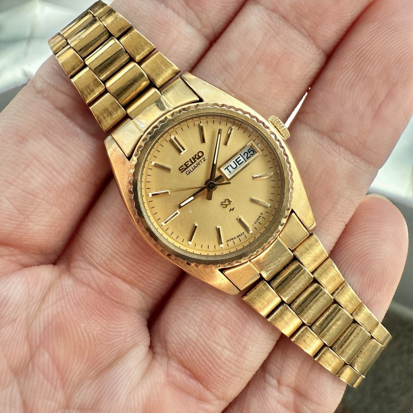 Seiko × Vintage Seiko Women’s Watch Dainty Gold Tone 8523-0050 NEW ...