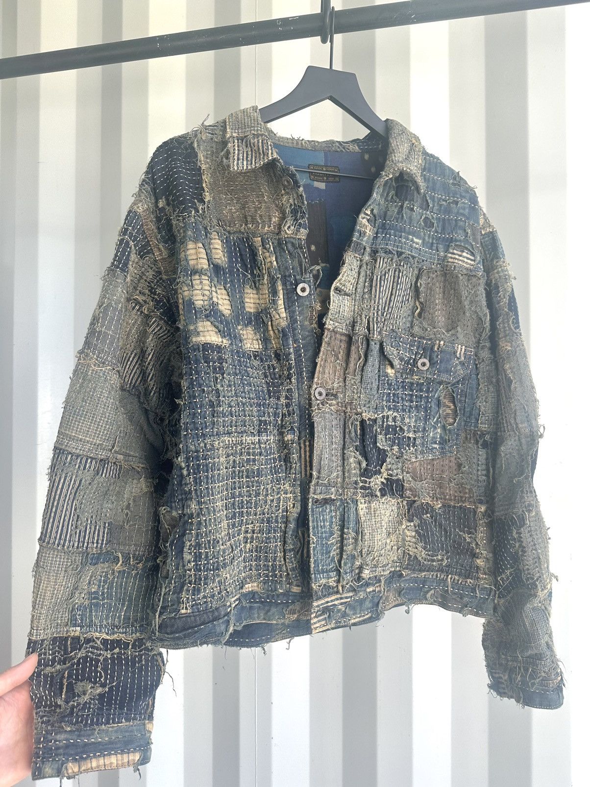 Kapital × Kapital Kountry Kapital Kountry Boro Denim Jacket | Grailed
