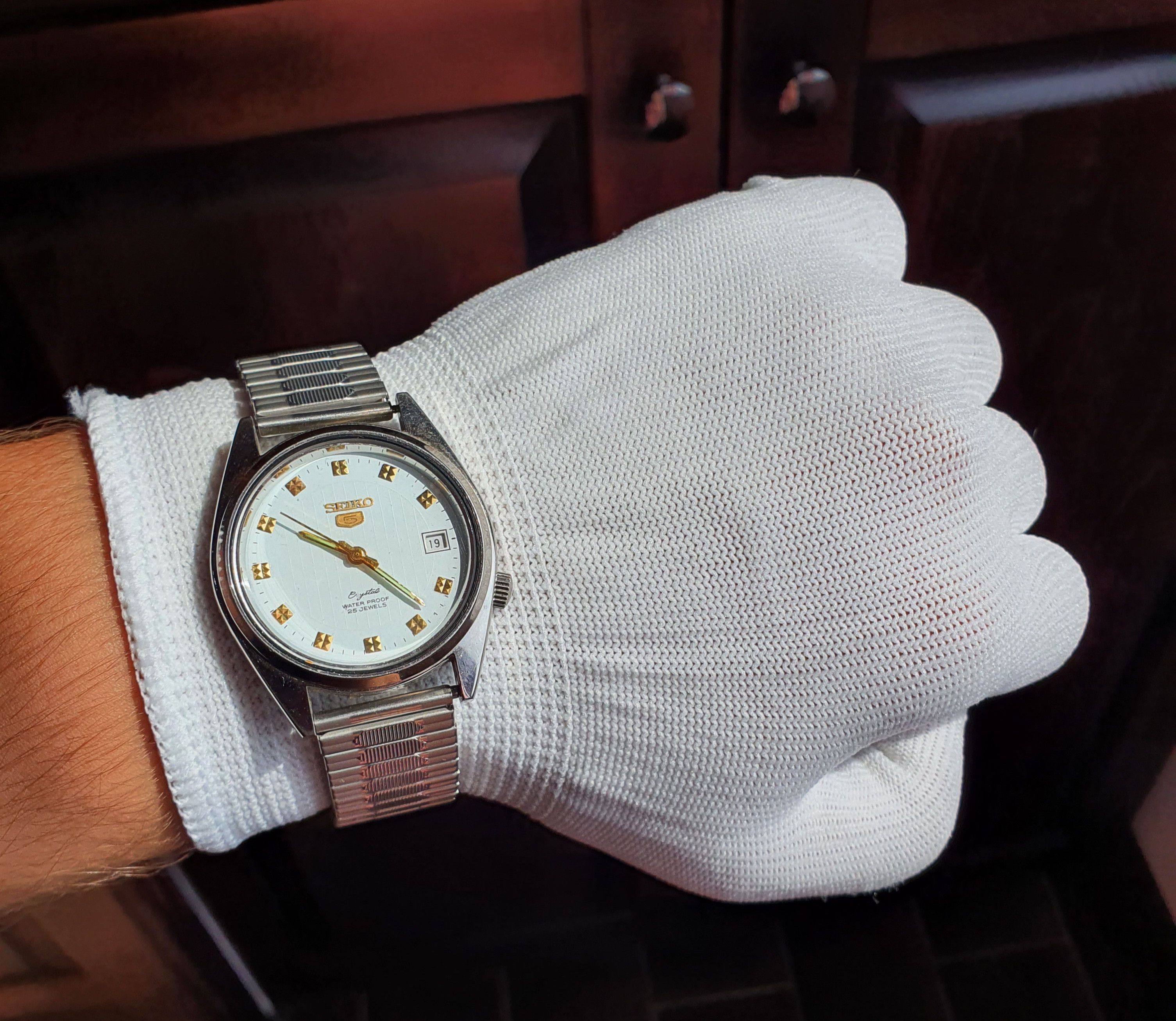 Vintage Vintage very rare watch Seiko 5 Crystal waterproof | Grailed