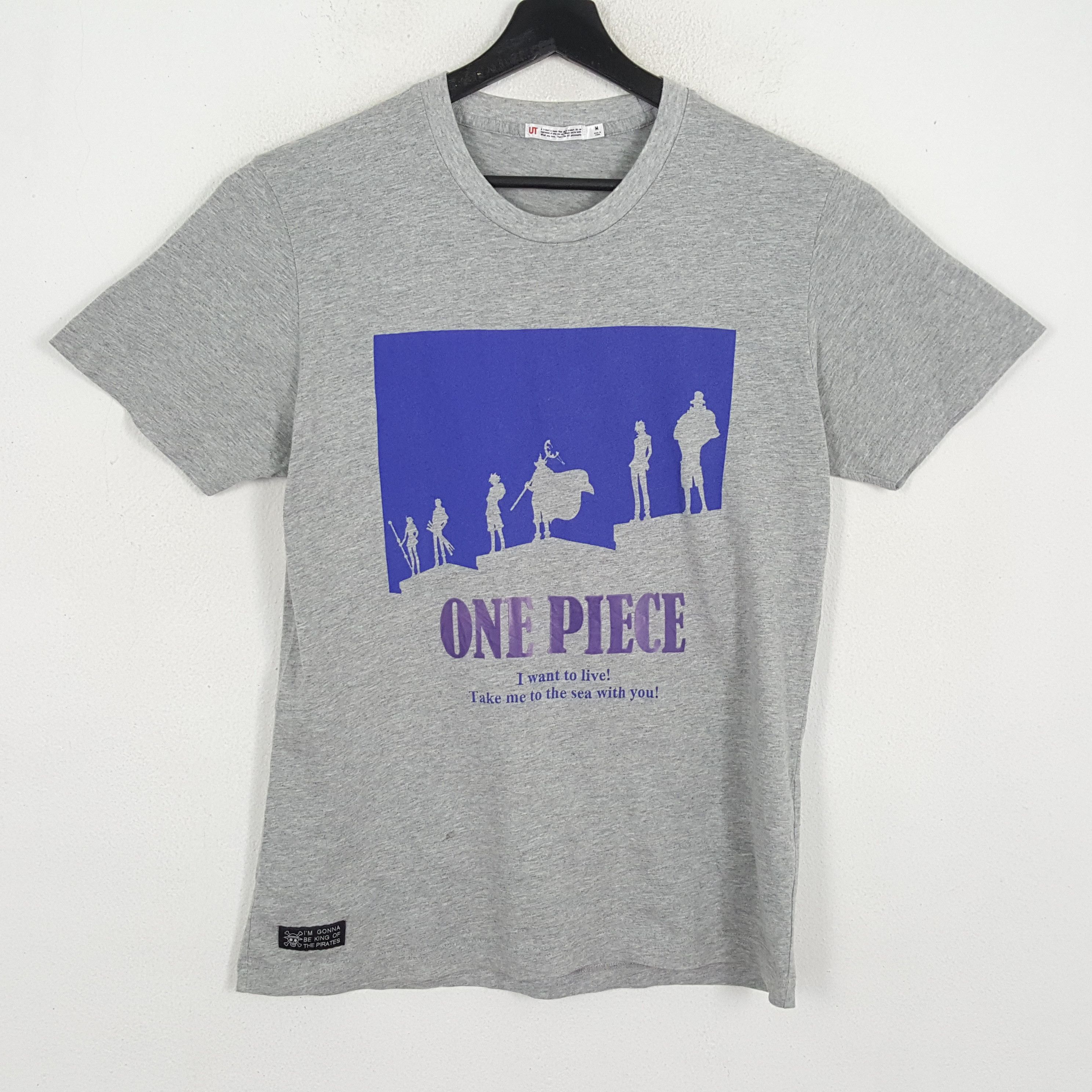 Anima × One Piece × Uniqlo ONE PIECE Japanese Anime Cartoon Tshirt ...