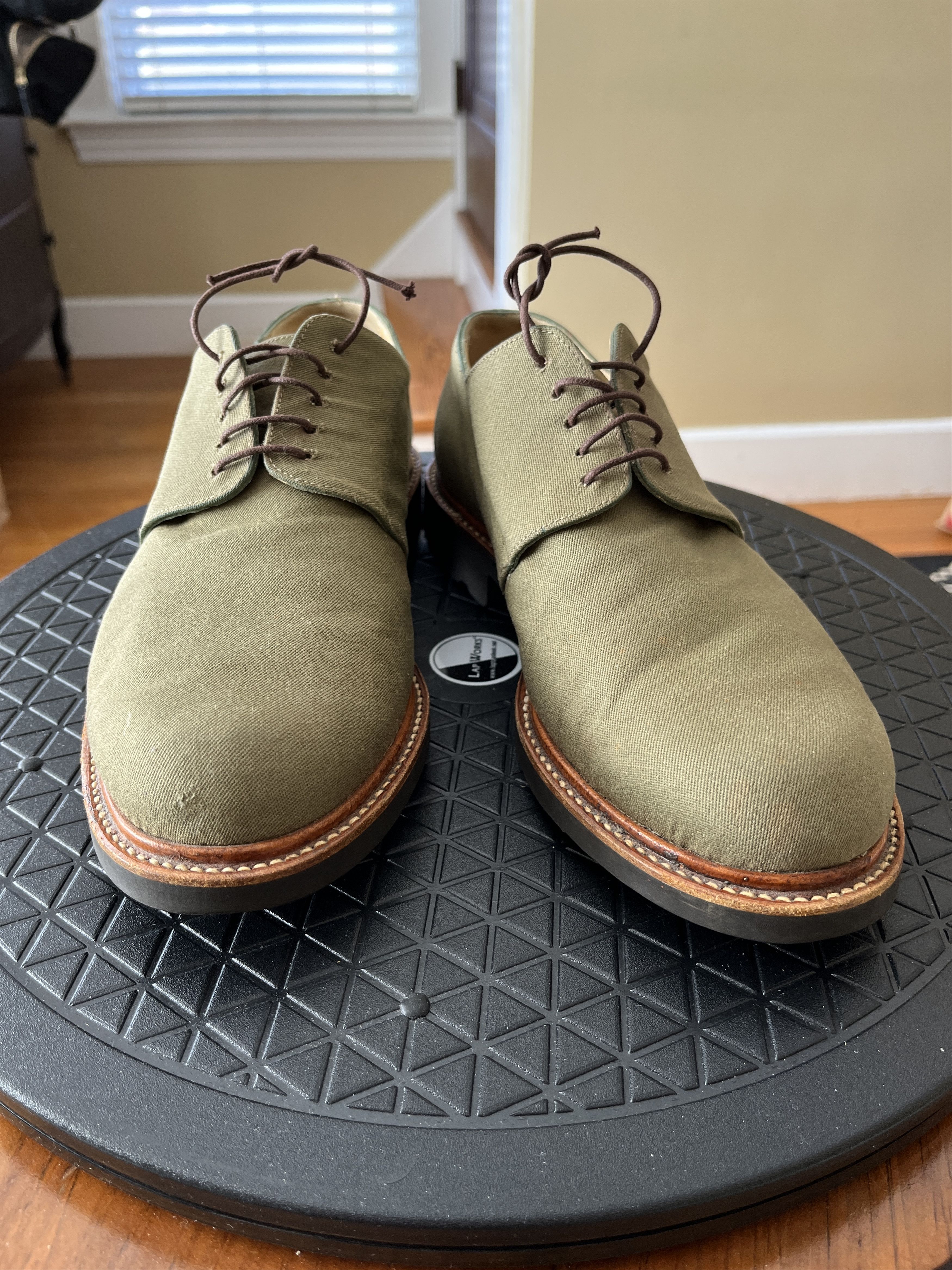 Barneys New York Canvas Plain Toe Shoes | Grailed
