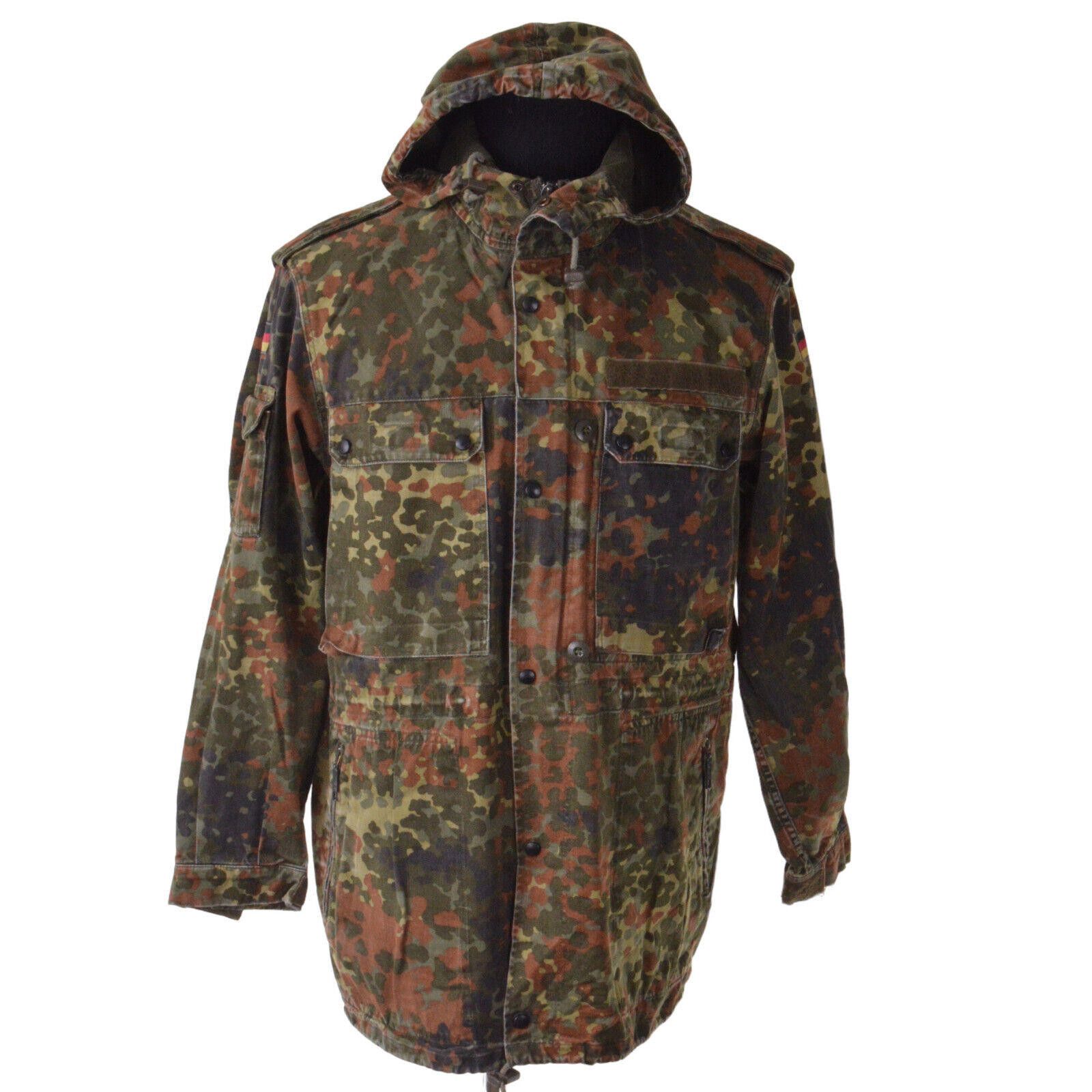Other German Bundeswehr Flecktarn Camo Parka Jacket GR7 L Reg Hood ...