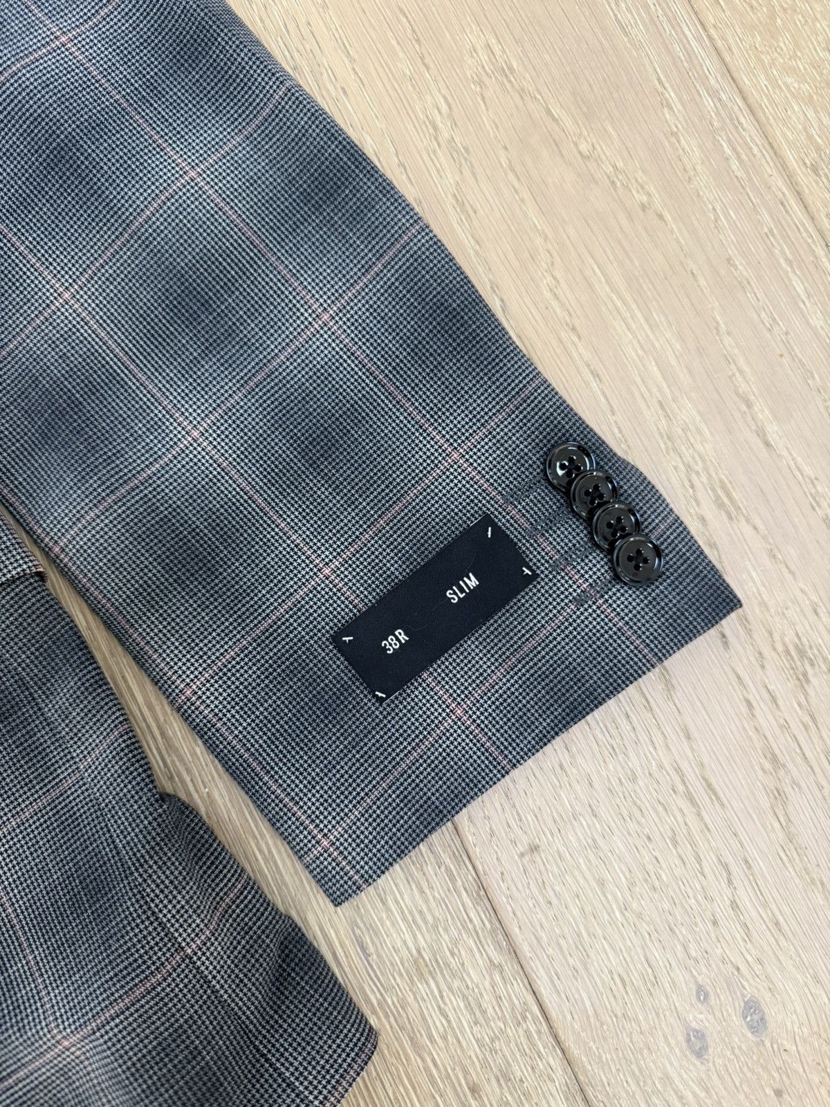 Express Express Slim Navy Wool Blend Suit Jacket 38R | Grailed