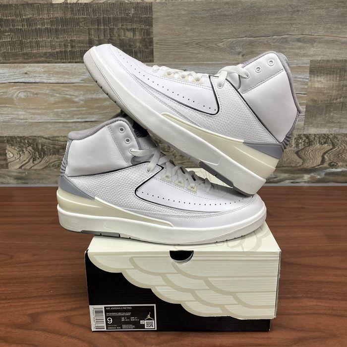 Nike Air Jordan 2 White Cement | Grailed