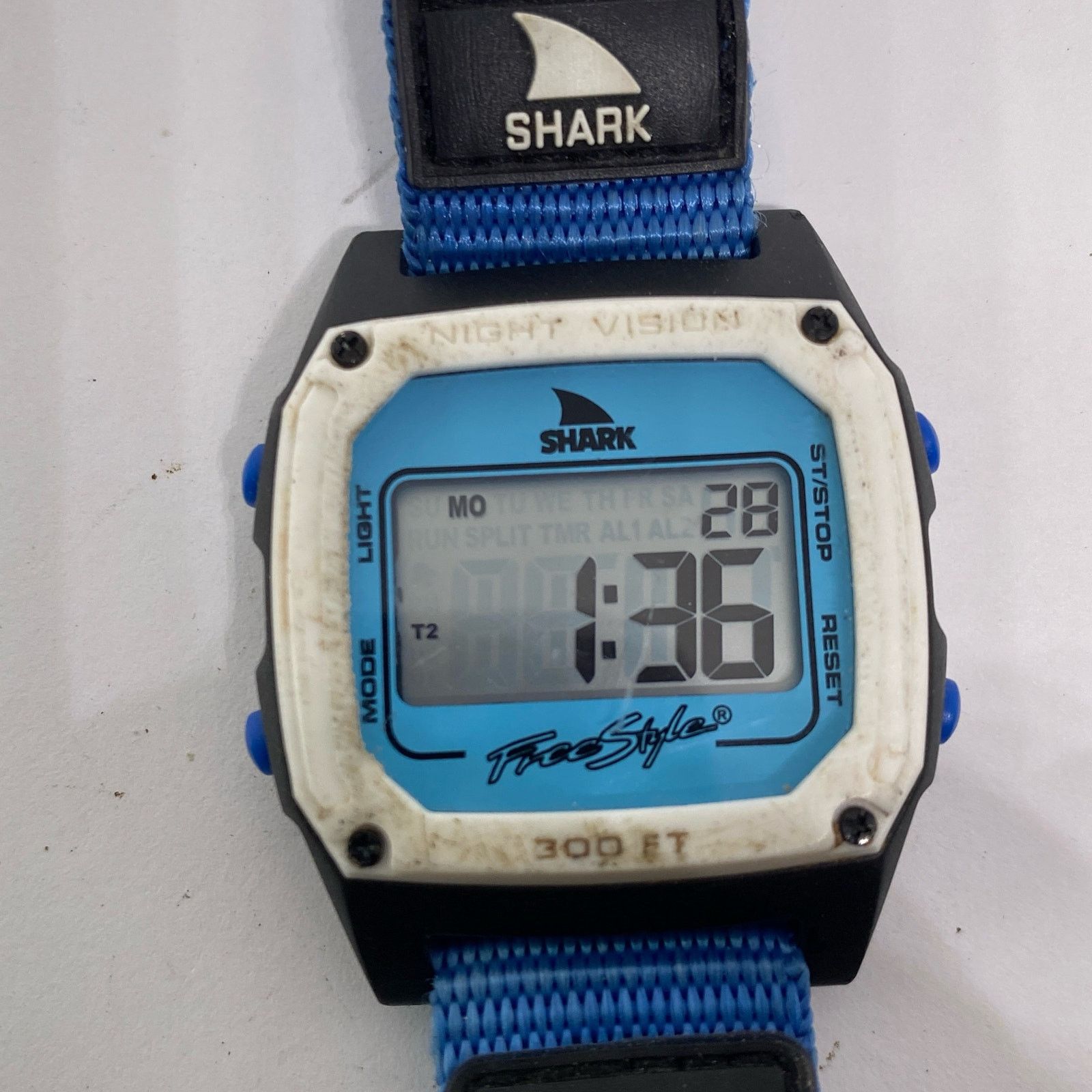 Other Shark Freestyle Blue Tone Watch Working New Battery | Grailed