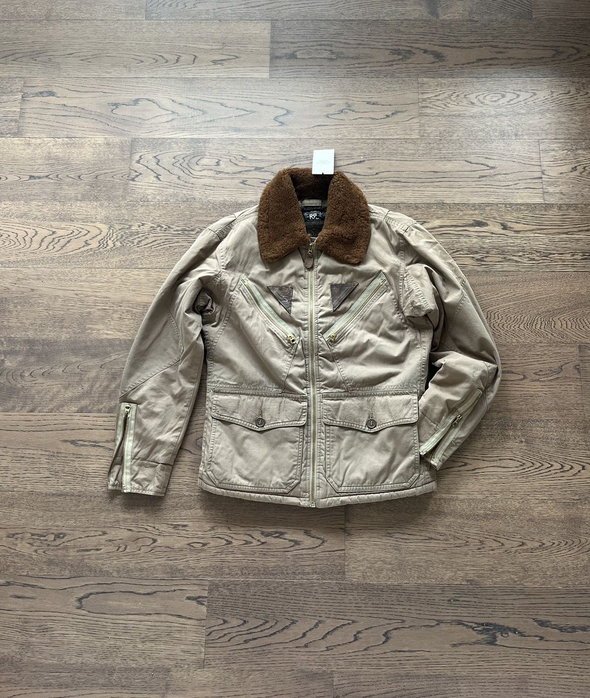 Ralph Lauren Double RL RRL G1 A2 Bomber Military Jacket The Real McCoys ...