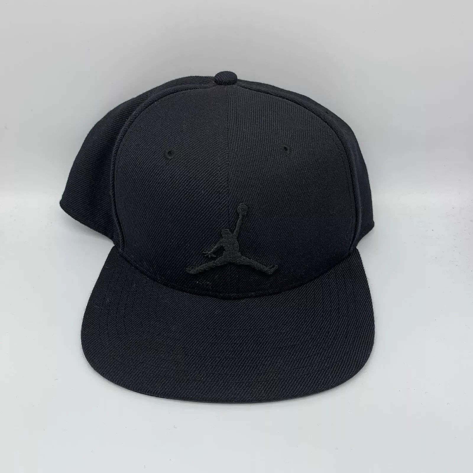 Jordan Brand Air Jordan Triple Black Jumpman Hat Snapback Cap | Grailed
