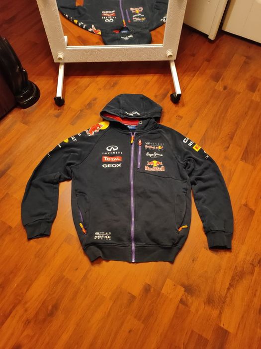 Vintage Pepe Jeans Infiniti Redbull Racing Nascar Drill Zip Hoodie ...