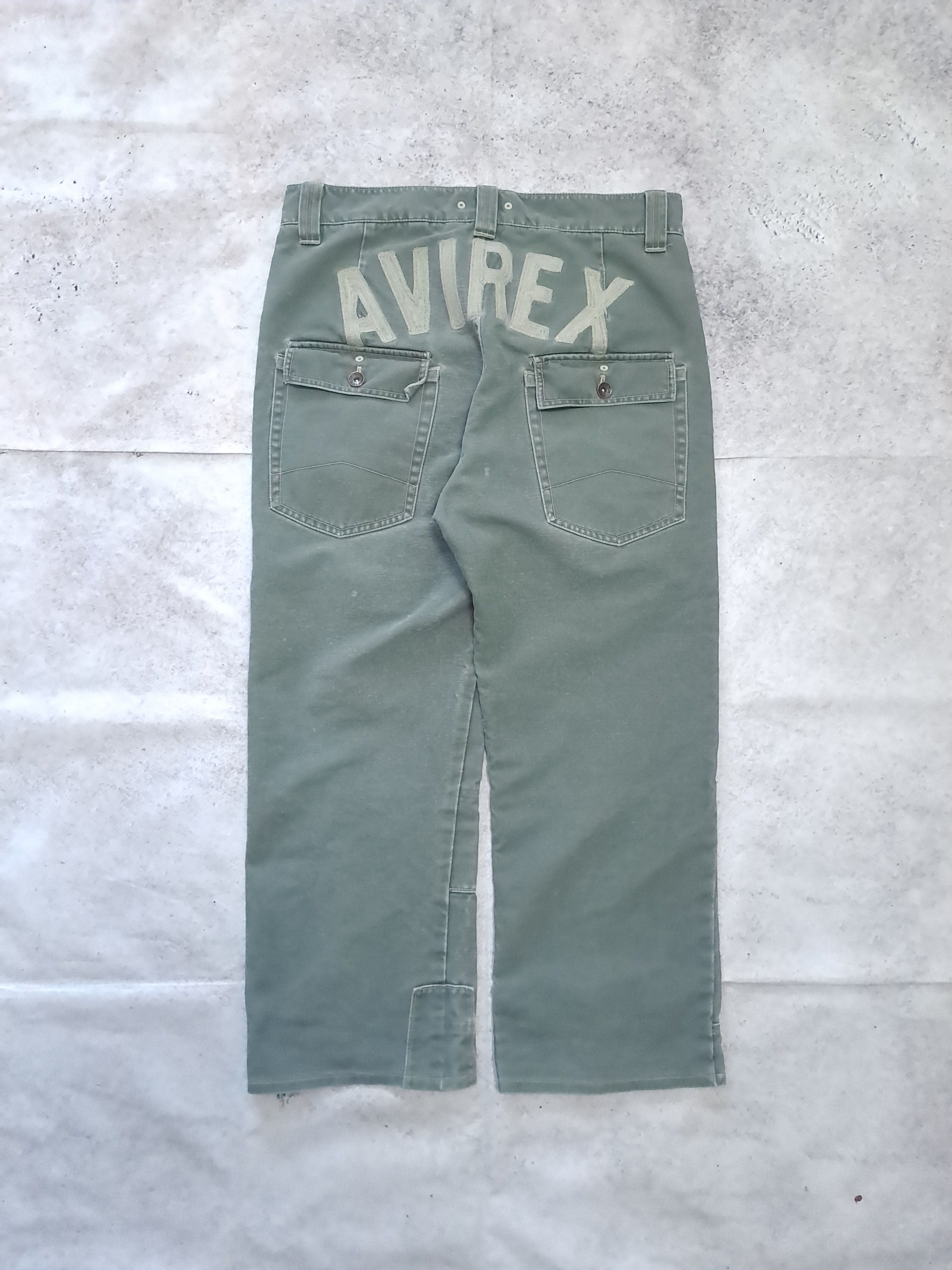 Military Vintage Avirex Military Cropped Cargo Pants | Grailed