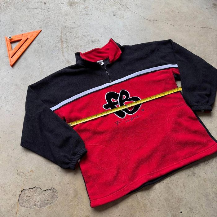Fubu Vintage 1990’s FUBU Graffiti Embroidery Streetwear Fleece | Grailed