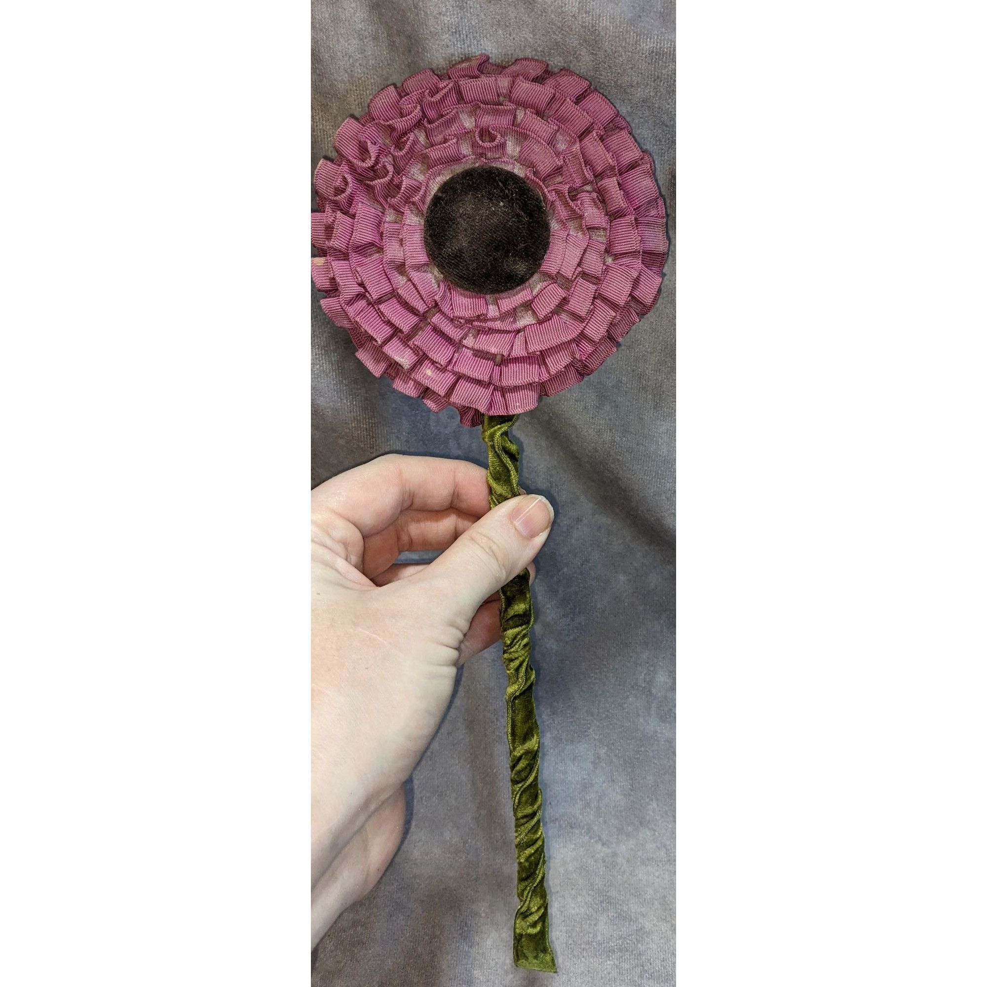 Other Rustic Cottagecore Floral Ribbon Hand Mirror | Grailed
