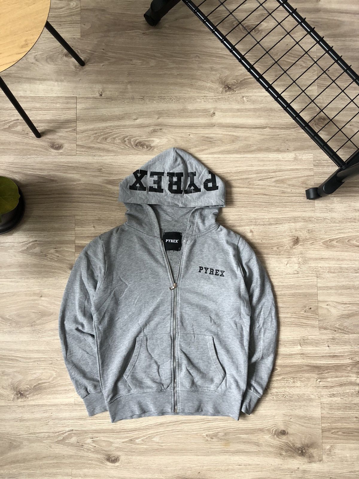 Pyrex Vision × Virgil Abloh Pyrex by Virgil Zip Hoodie | Grailed