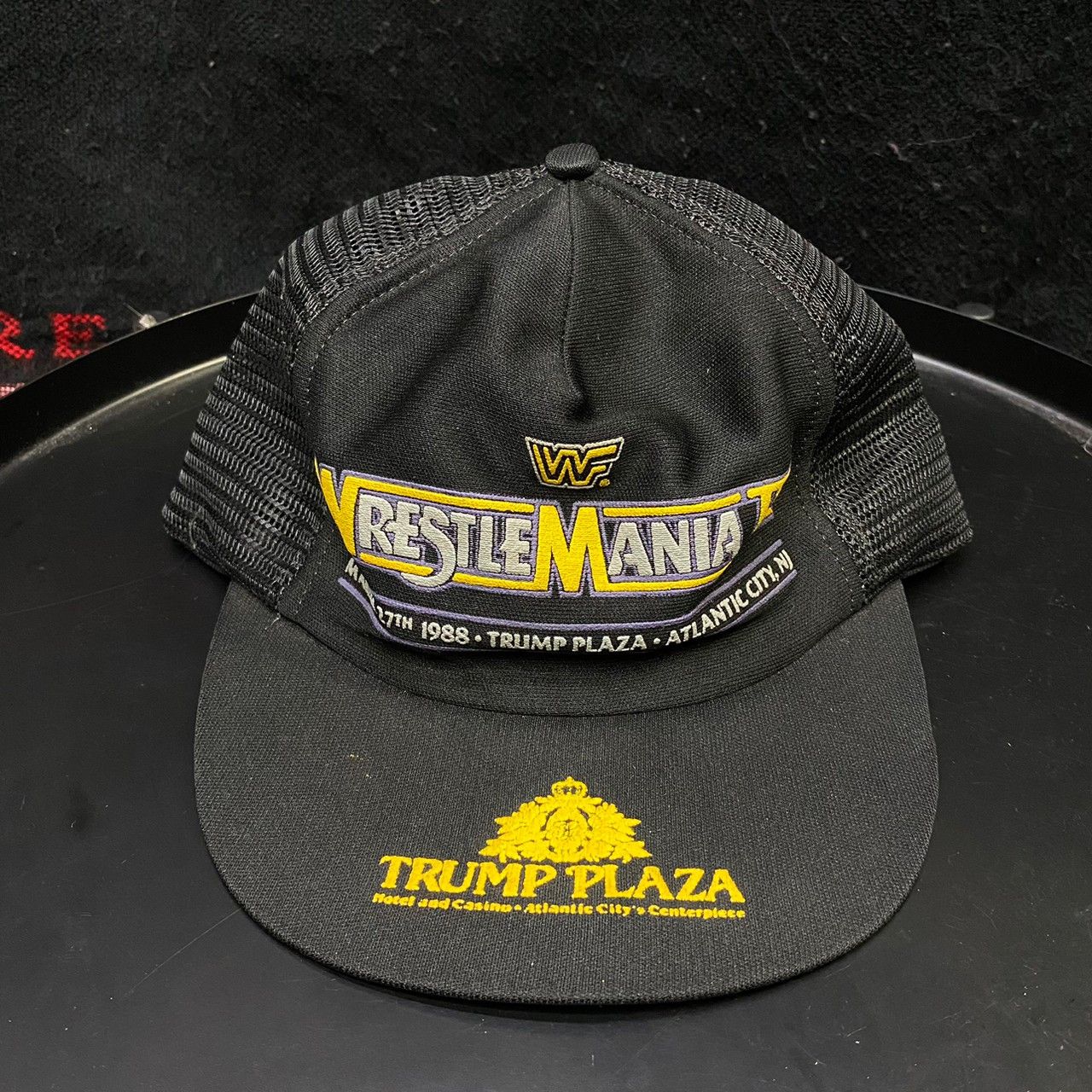 Vintage × WWE × WWF WWF Wrestle Mania 1988 RARE Vintage Wrestling Hat ...
