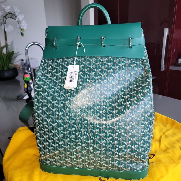 Goyard Goyard Steamer Backpack GREEN NEW Discontinued Green Color | Grailed