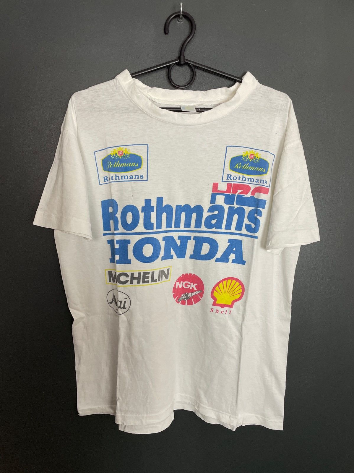 Formula 1 × Honda × Vintage Vintage Honda Rothmans F1 Racing T-Shirt ...