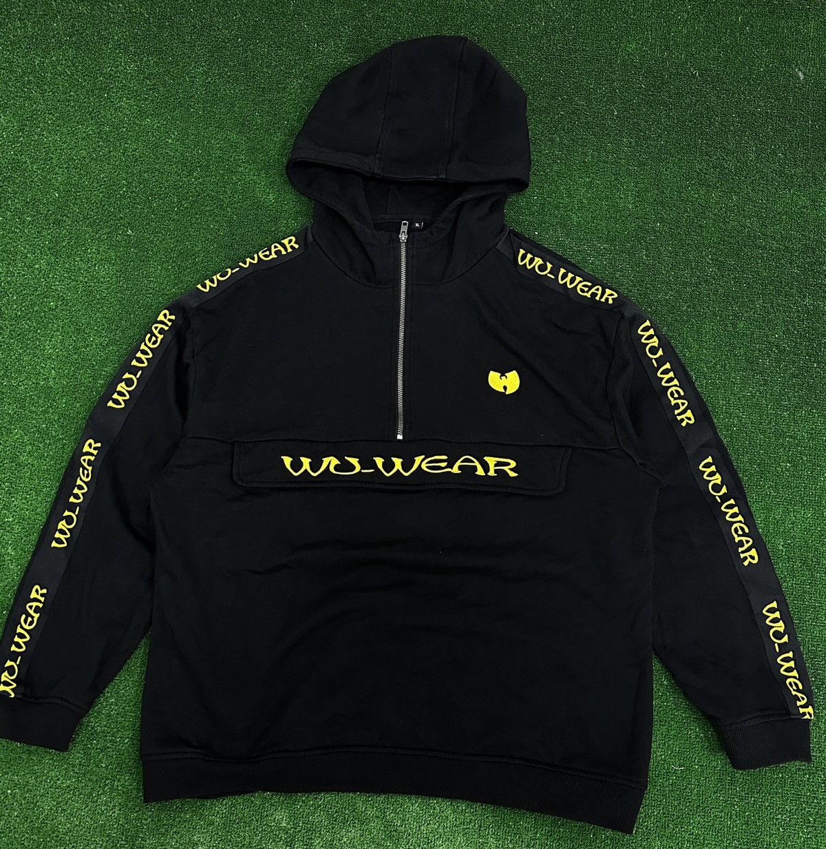 Wu Tang Clan × Wu Wear Wu Wear Zip Up Hoodie Anorak Embroidered Logo ...