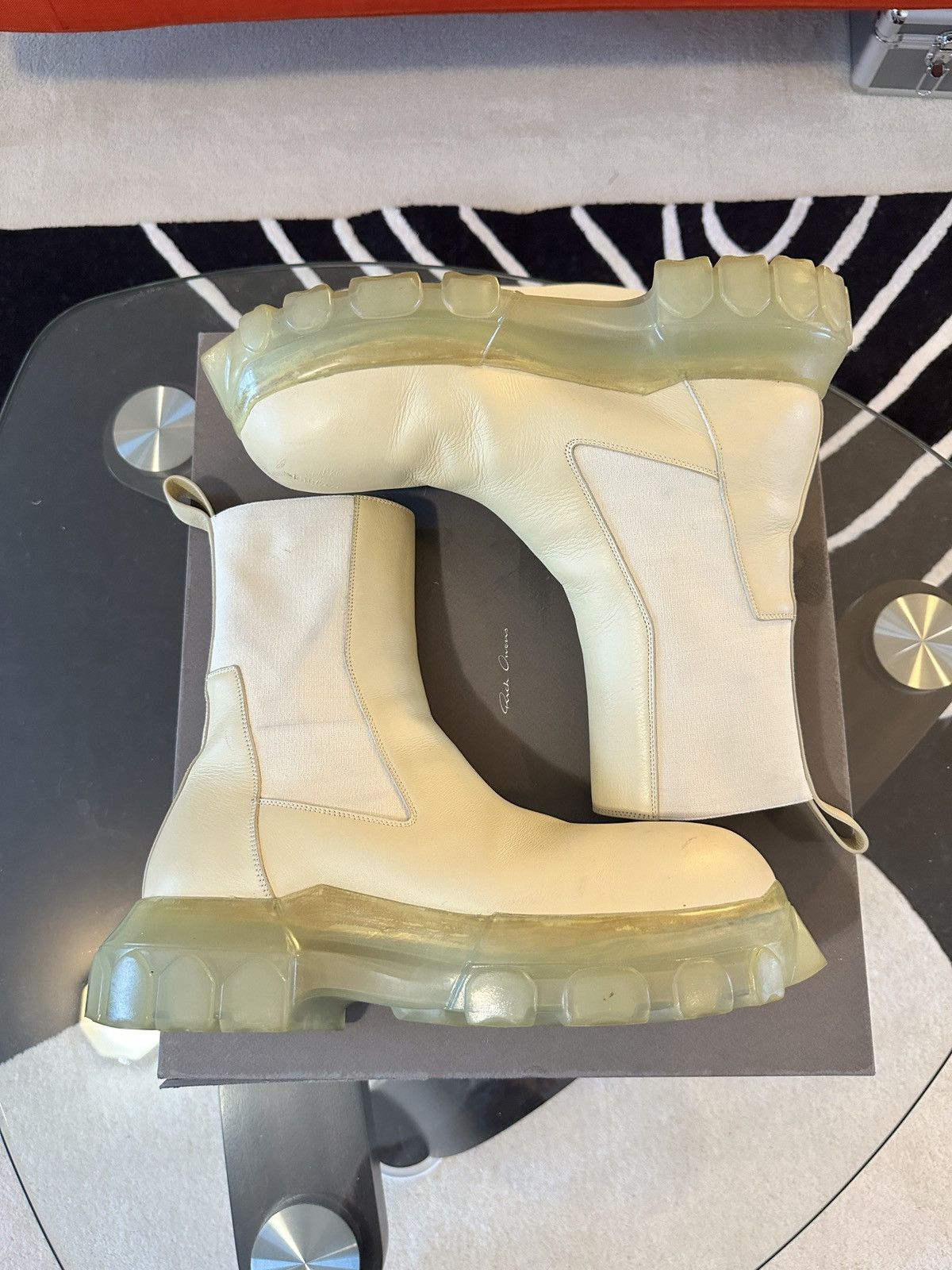 Rick Owens Rick Owens Vanilla Beatle Bozo Tractor | Grailed