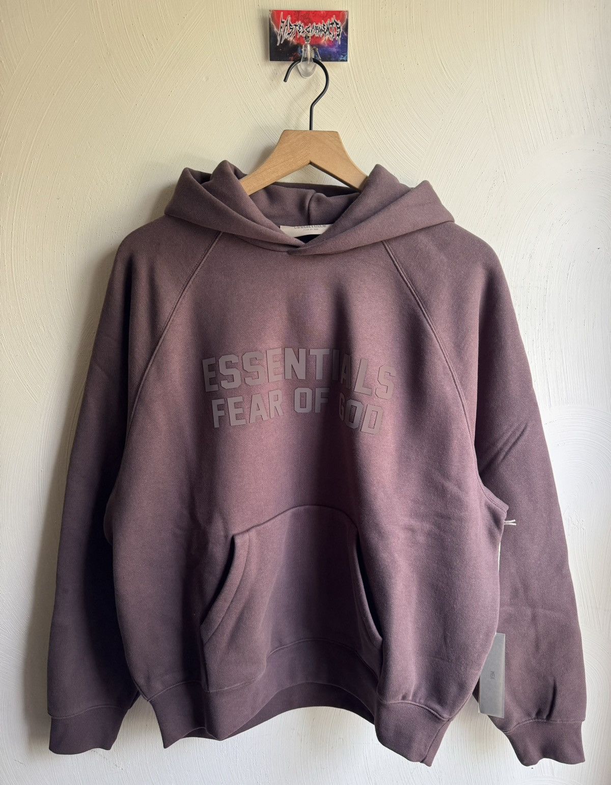 Essentials × FOG × Fear of God Fear Of God Essentials Hoodie Plum | Grailed