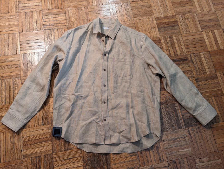 Outlier Linen shirt, made in NYC, new without tags | Grailed