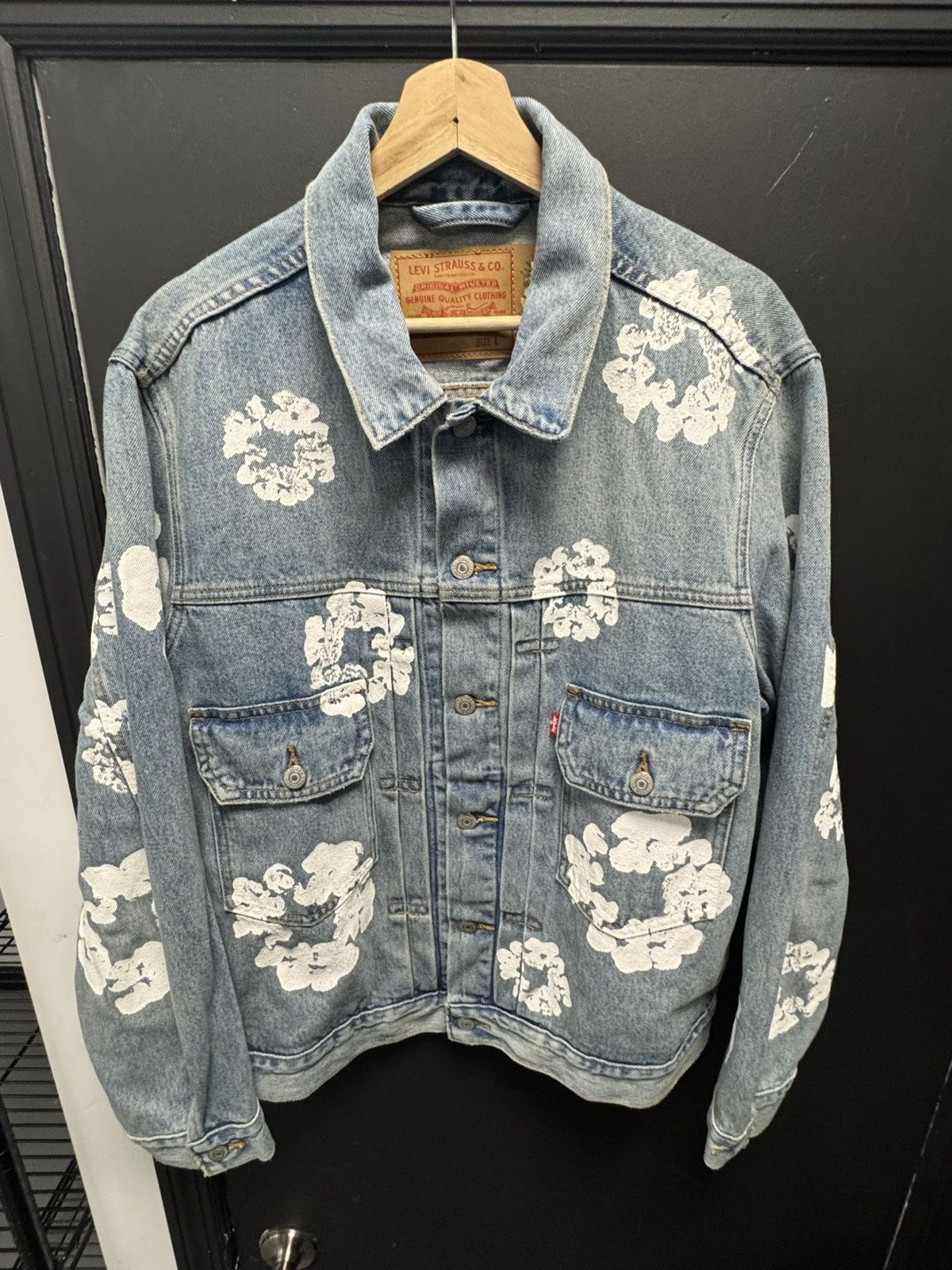 DENIM TEARS Denim Tears x Levi's Jacket Light Blue | Grailed