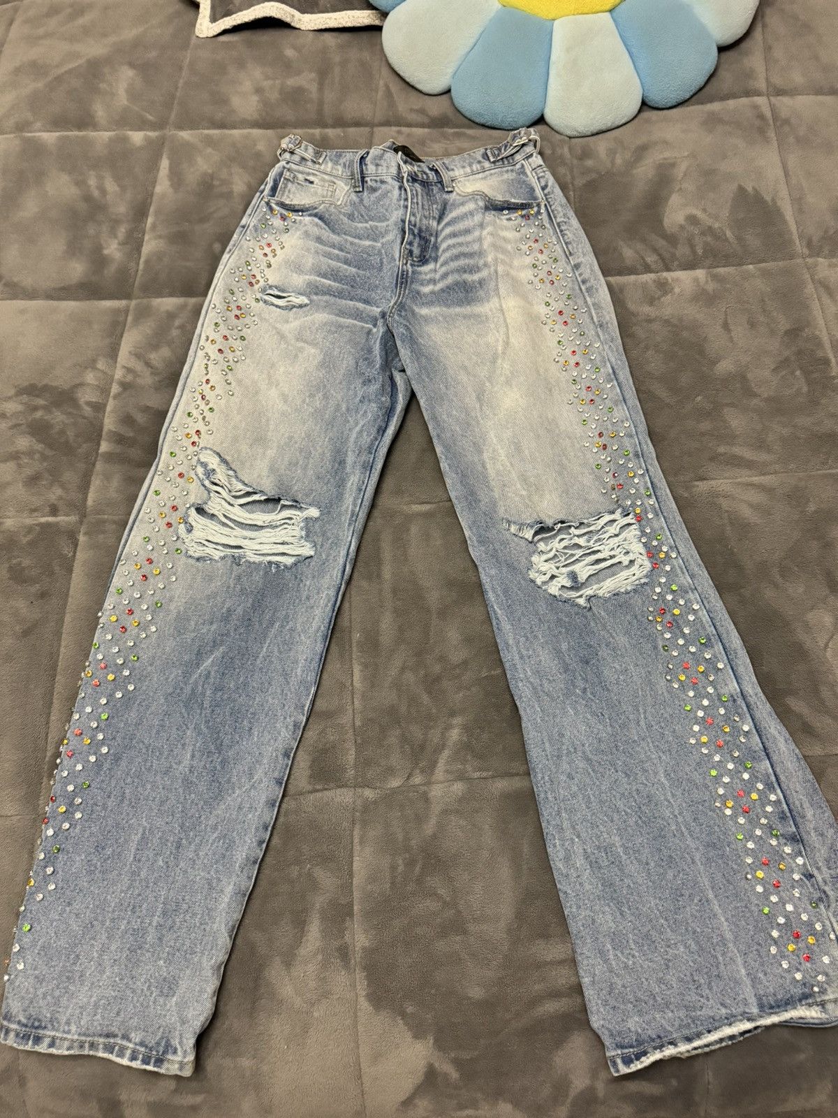 HMDD HMDD Crystal H-Star Baggies | Grailed