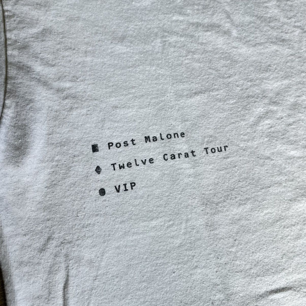 Band Tees × Vintage Post Malone Twelve Carat Tour VIP Butterfly Graphic ...