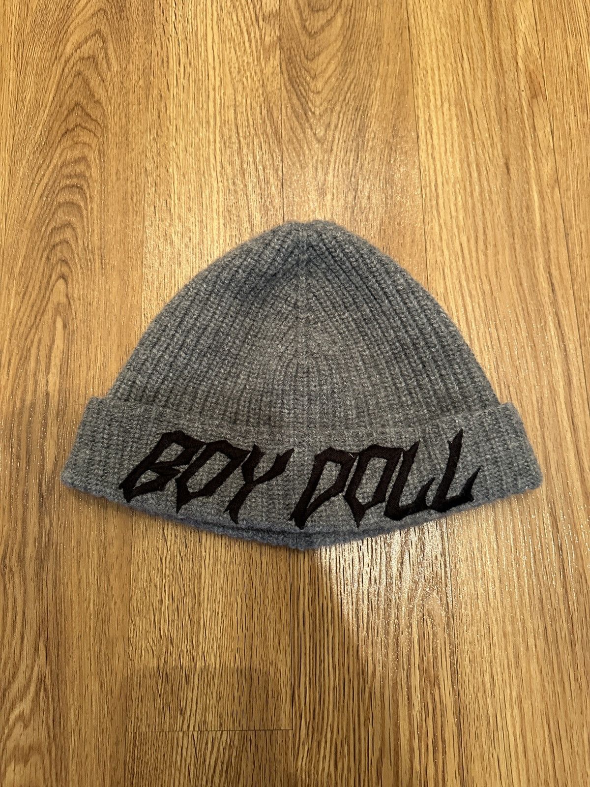 Celine × Hedi Slimane Celine Beanie Boy Doll Embroidery Logo Wool | Grailed