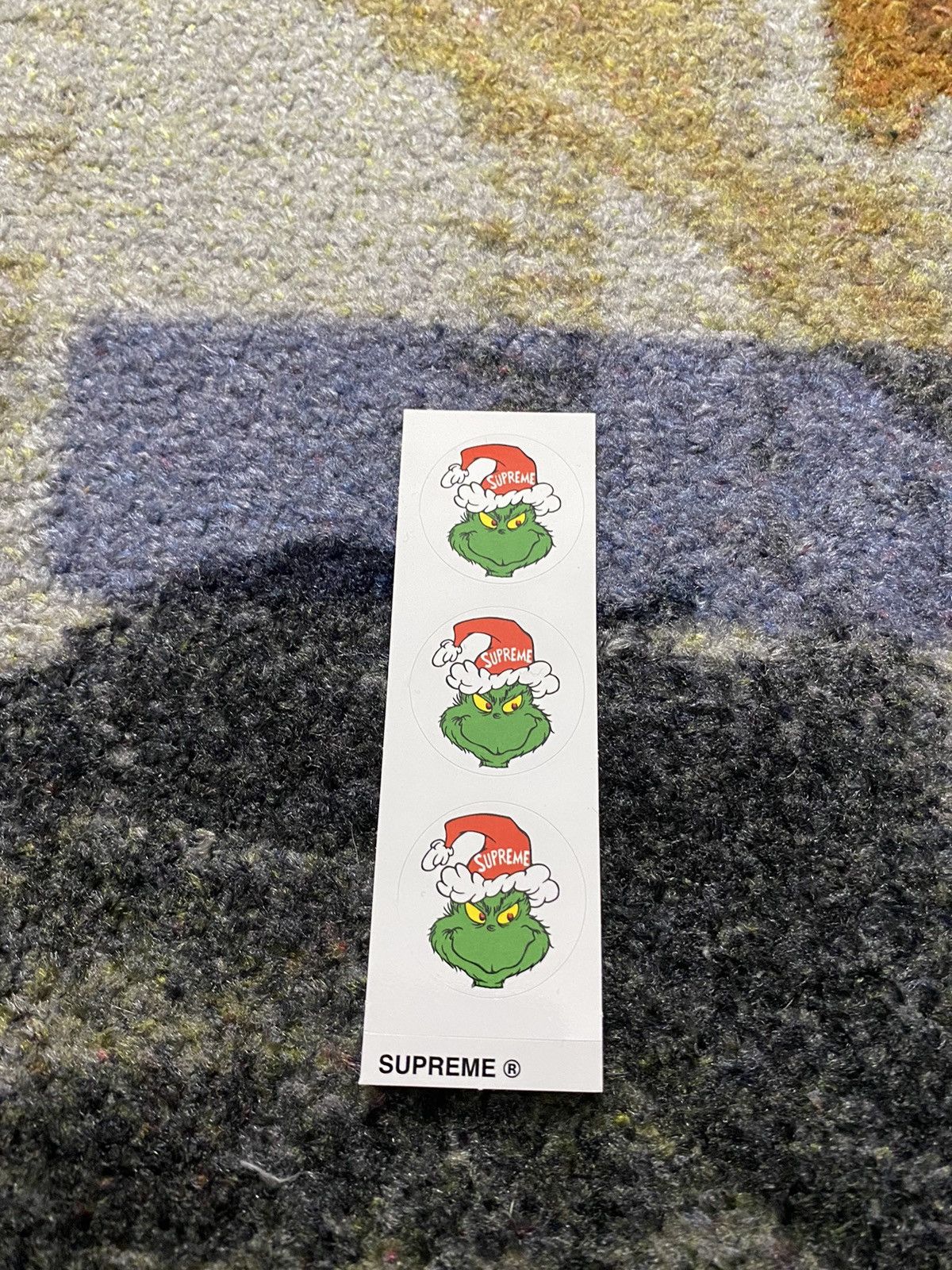 Supreme Supreme Grinch Sticker Strip | Grailed