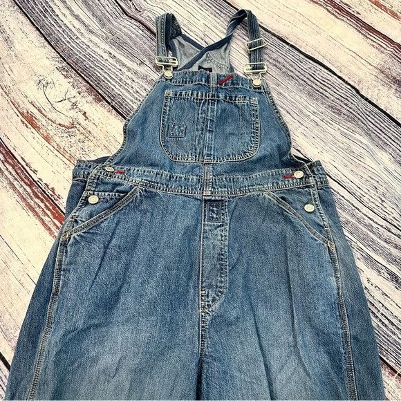 Gap Vintage Y2k 2003 Gap Wide Leg Denim Overalls Grailed