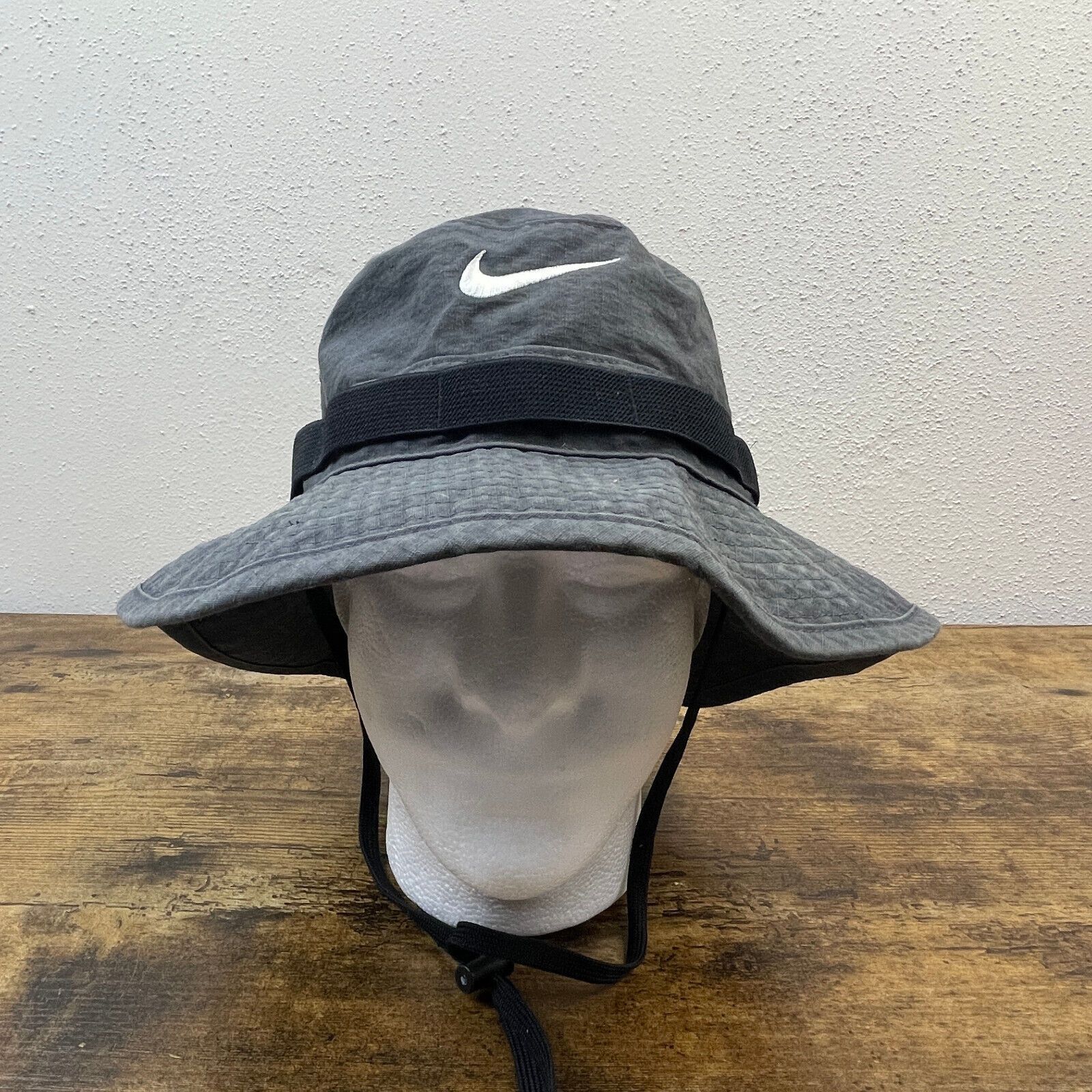 Nike Nike Dri Fit Boonie Bucket Hat Grey Swoosh Size L/XL | Grailed