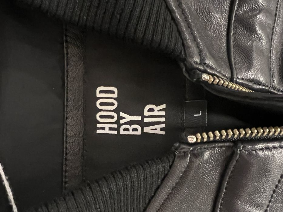 Hood By Air SS15 Hood By Air Embossed Leather Jacket | Grailed