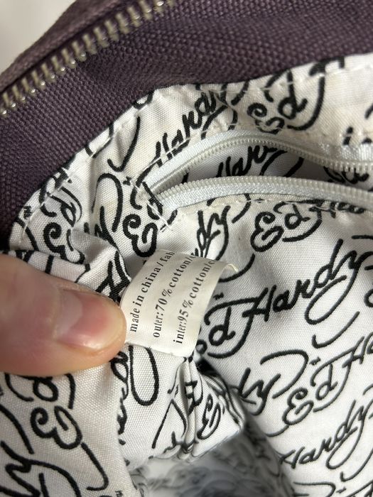 Vintage Vintage Ed Hardy Leather Shoulder Bag VERY RARE | Grailed