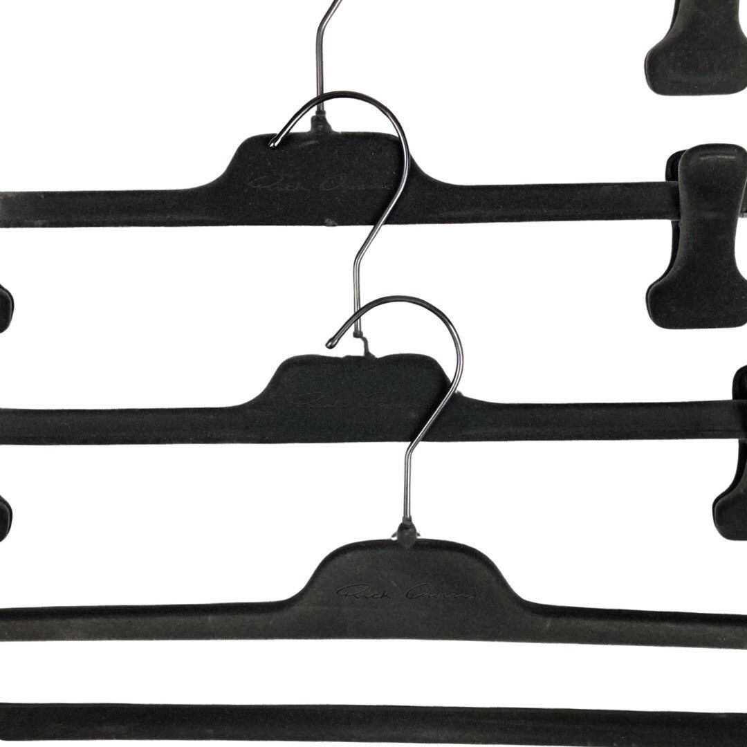 Rick Owens Rick Owens Logo Velour Hangers | Grailed