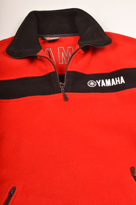 Vintage Yamaha Motorsport Vintage Big Back Logo Fleece Jacket | Grailed