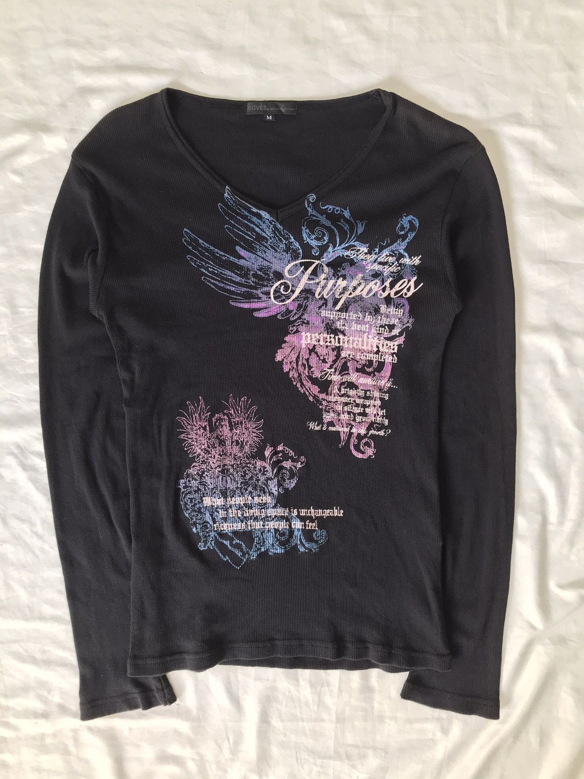 Yasuyuki Ishii Poem LongSleeve Japanese Soves Ifsixwasnine style | Grailed