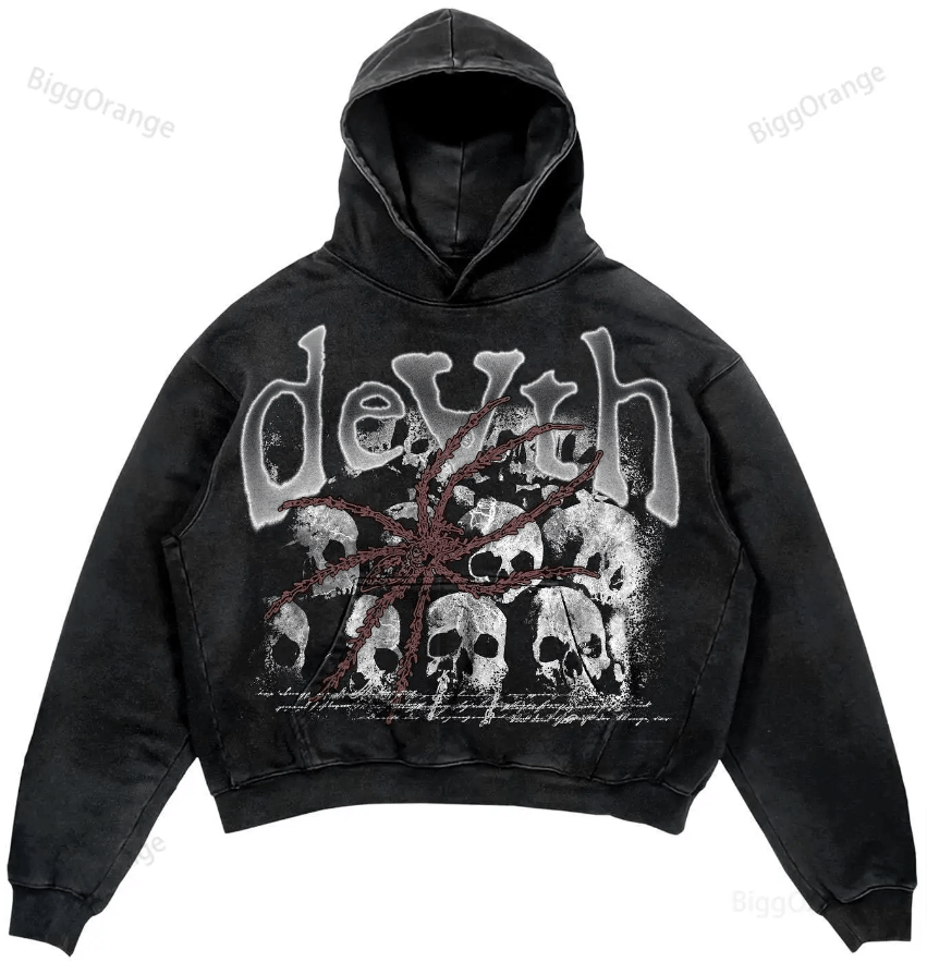 Japanese Brand × Streetwear × Vintage "devth" Oversized Hoodie | Grailed